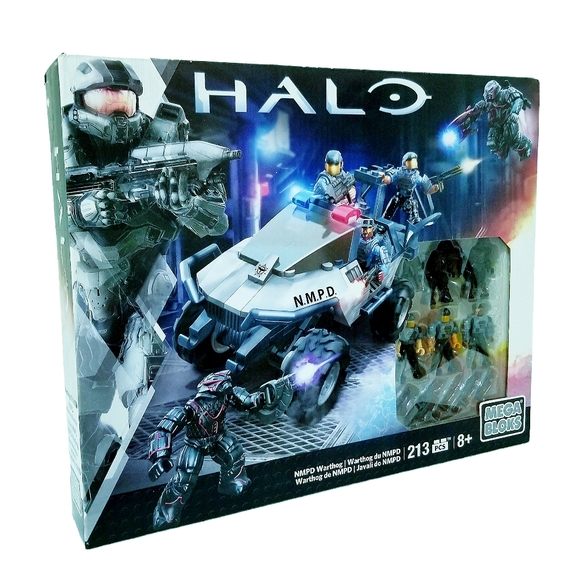 Mega Bloks Toys Rare Mega Bloks Halo Nmpd Warthog 23pcs Cnh6 New